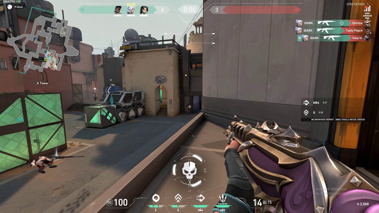 Valorant triple flank - YouTube