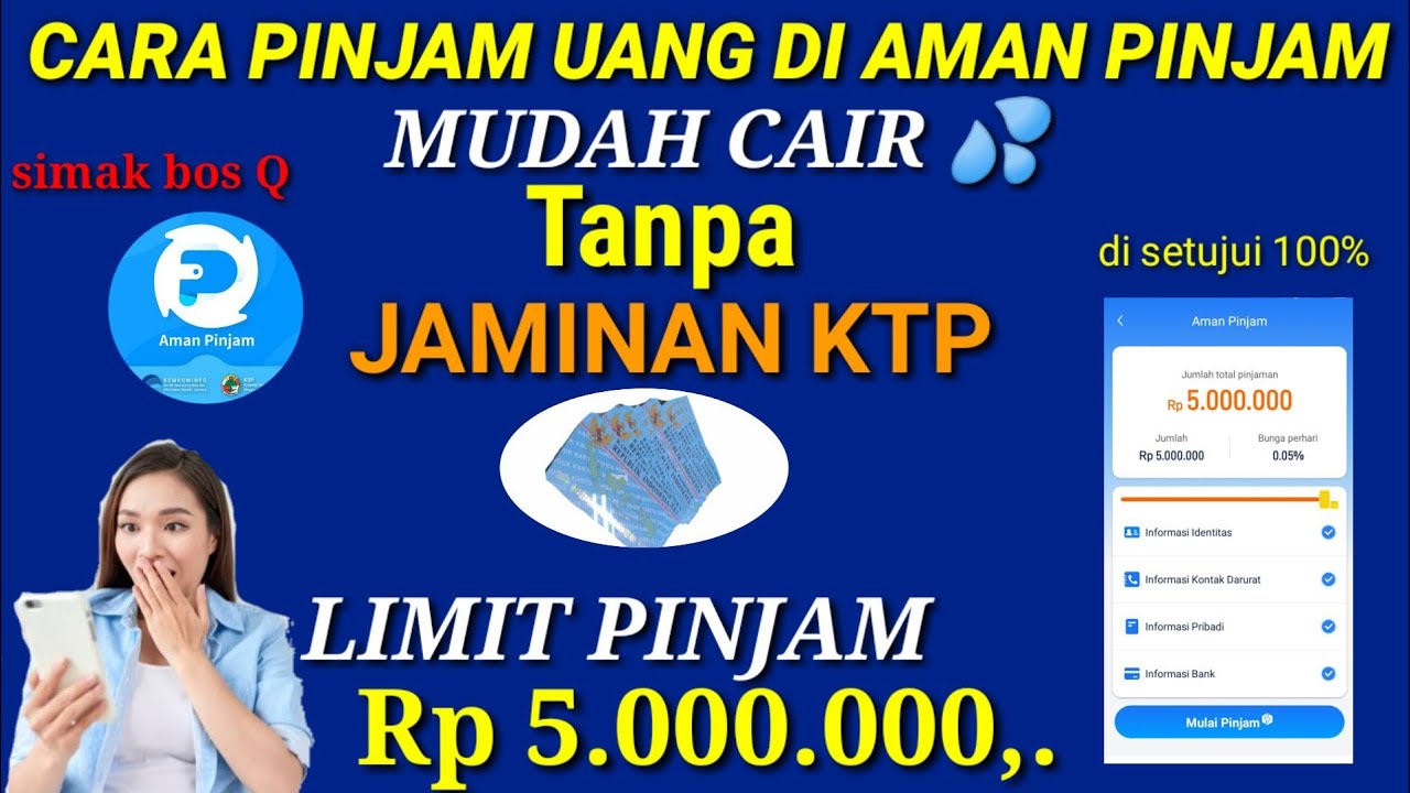 Cara pinjam uang di Aman Pinjam Pinjaman online mudah cair 💵💴💶💸💷💰 - YouTube