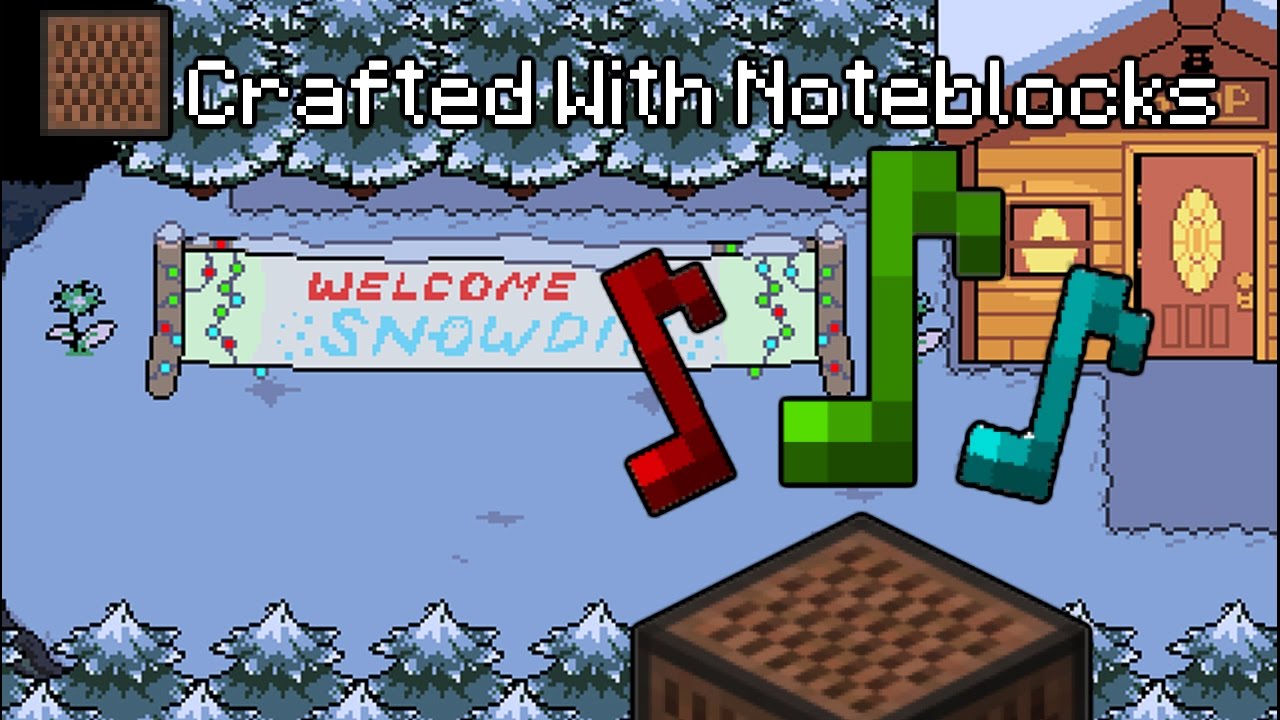 [22] Snowdin Town - Note Block Song - Undertale - YouTube