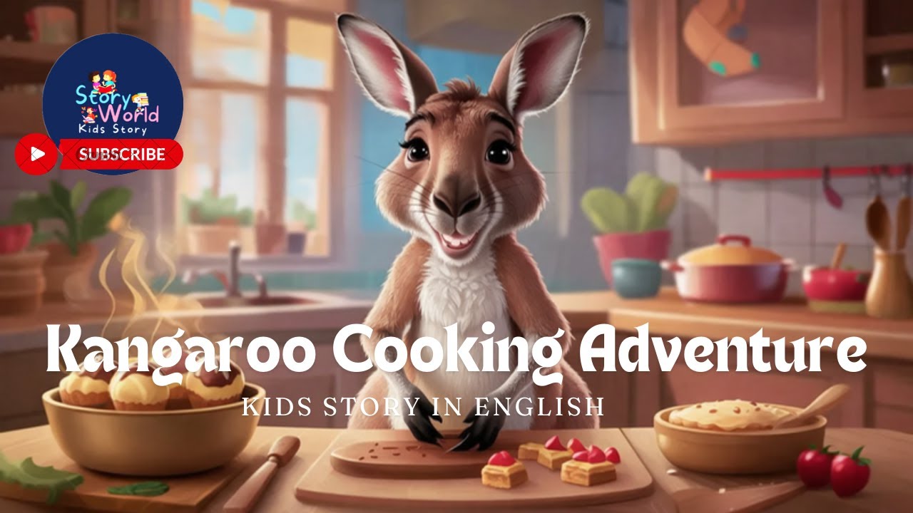 Kangaroo Cooking Adventure | kids bedtime story in English - YouTube
