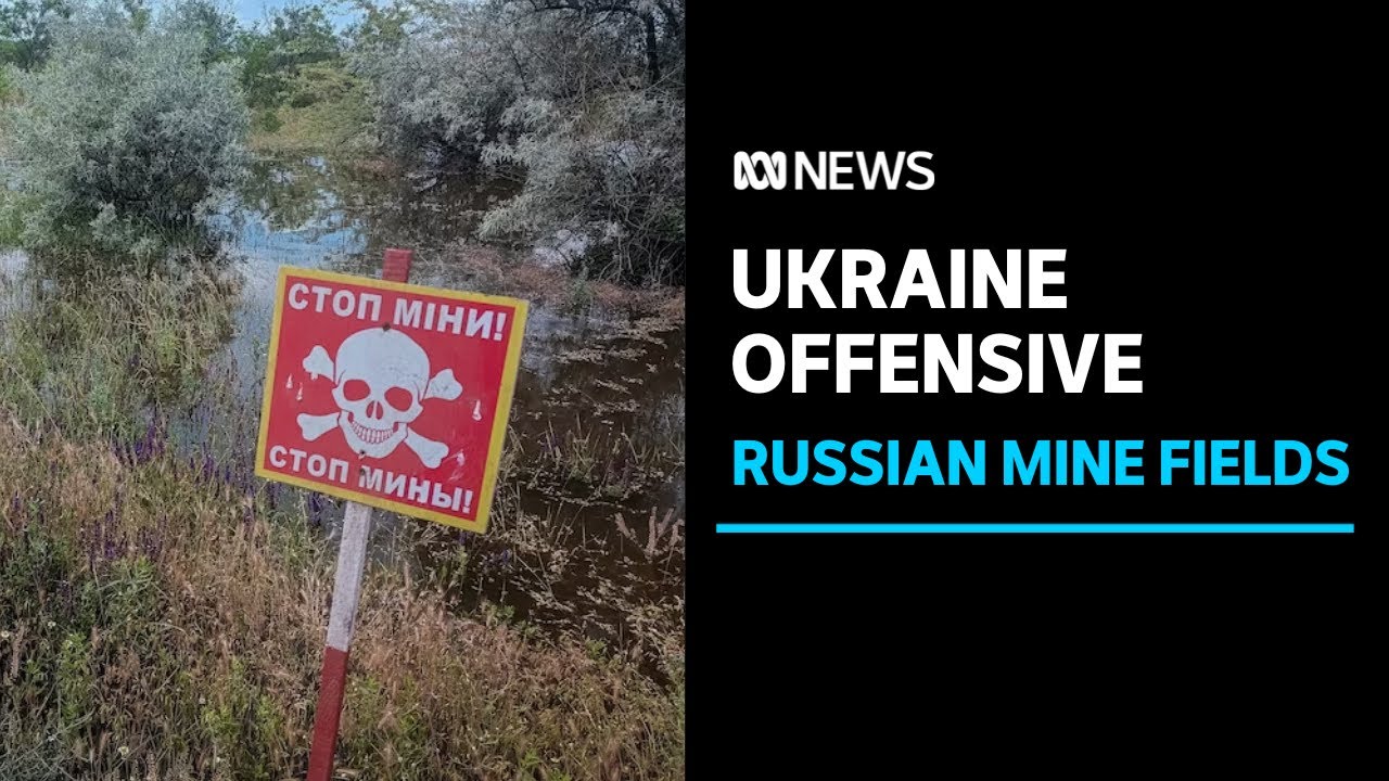 Ukrainian offensive slowed by Russian minefields, acknowledges Zelenskyy | ABC News - YouTube