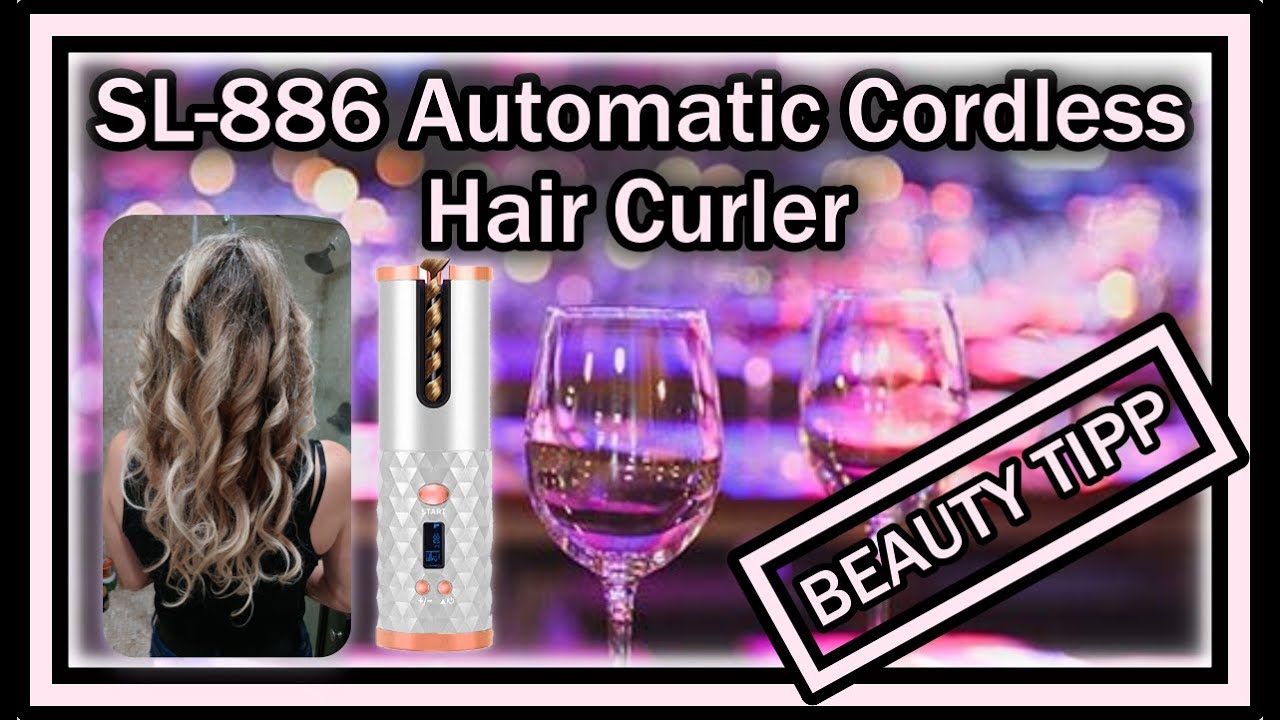 Kecomer SL-886 Hair Curler Automatic Cordless Curling Iron FULL REVIEW - YouTube