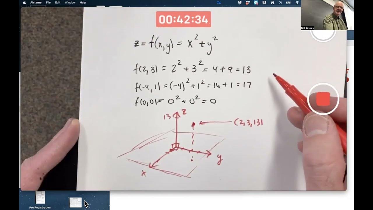 Introduction to Multivariable Functions (3D Graph of f(x,y)=x^2+y^2 and Contour Map) - YouTube