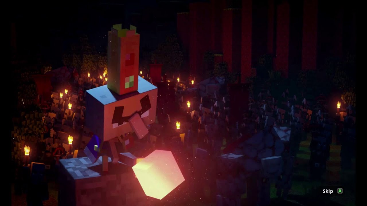 Minecraft Dungeons: (All Cutscenes HD) - YouTube