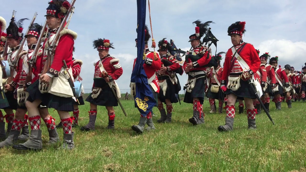 Marching with the 42nd Highland Regiment - YouTube