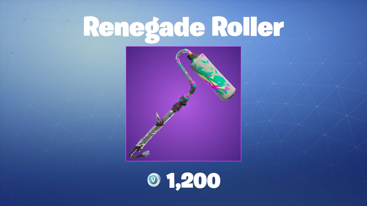 Renegade Roller | Fortnite Pickaxe - YouTube