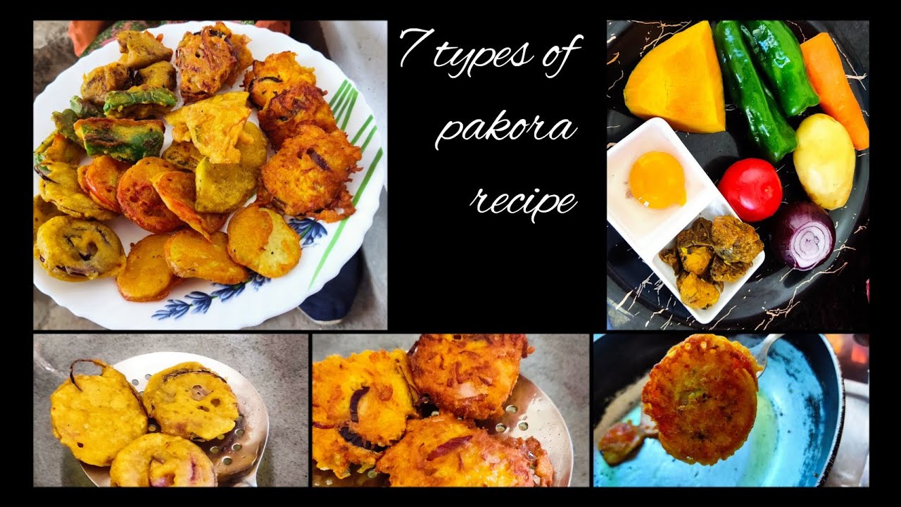 different types of pakora recipes| do watch and enjoy the rainy weather ...