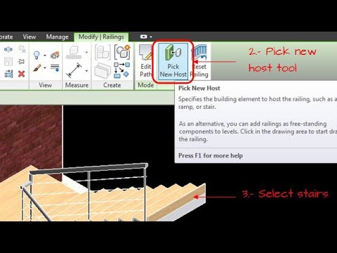 How to create Stair and Railing in multi story building| Fs cad expert| new design in revit software
