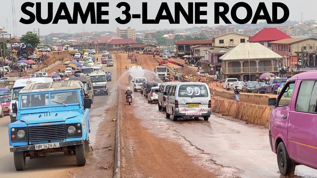 New Suame Interchange and 3-Lane Road Project update. - YouTube
