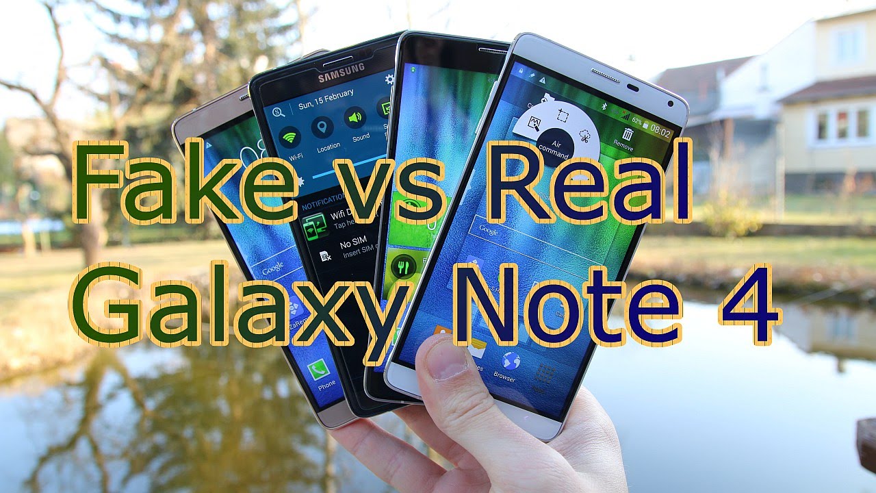 Fake vs Real Samsung Galaxy Note 4 - FOG N4 Review - Are clones worth ...