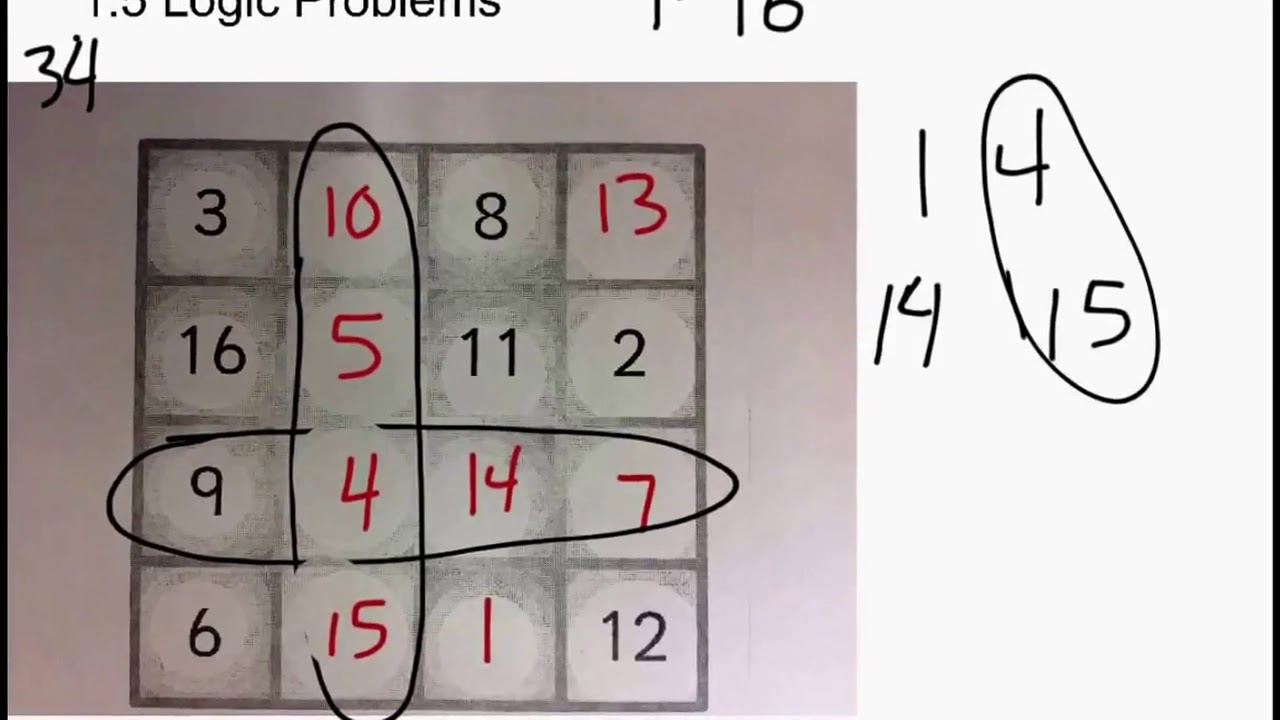 Math 30-2: Logic And Set Theory 1.5: Logic Problems - Youtube