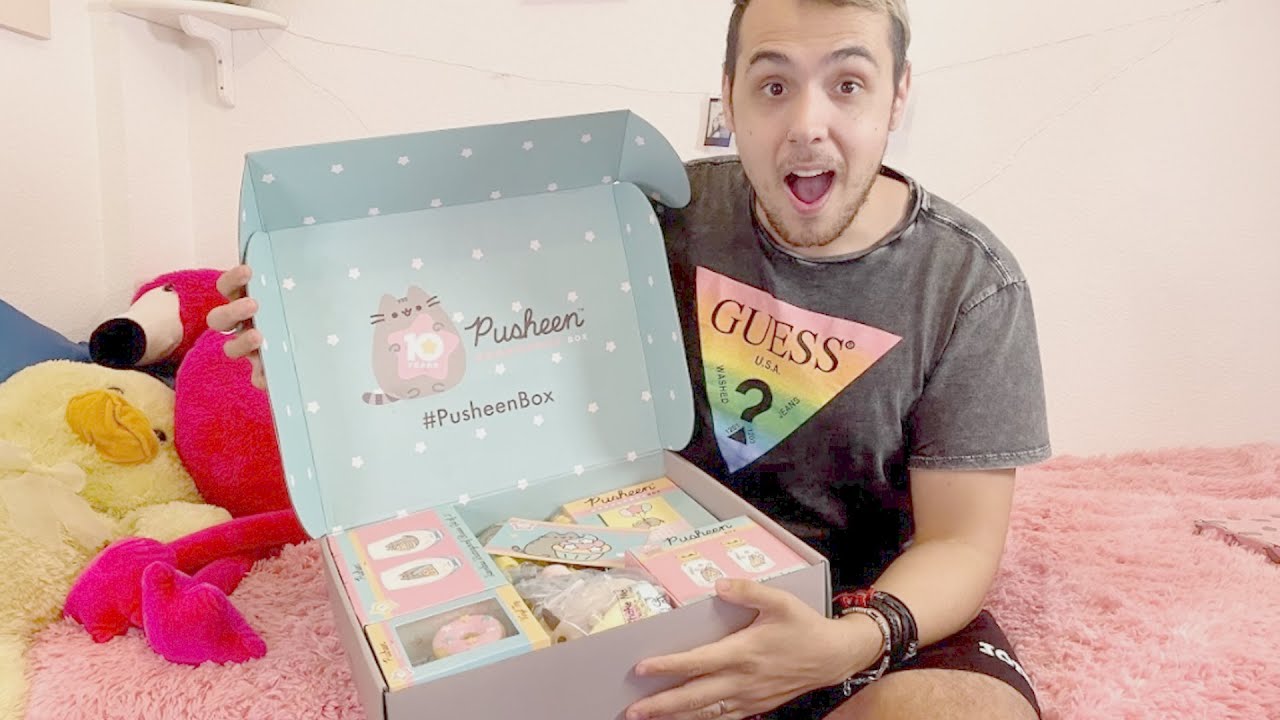NOS LLEGÓ UNA NUEVA CAJA SORPRESA DEL GATO PUSHEEN CON LYNA - YouTube