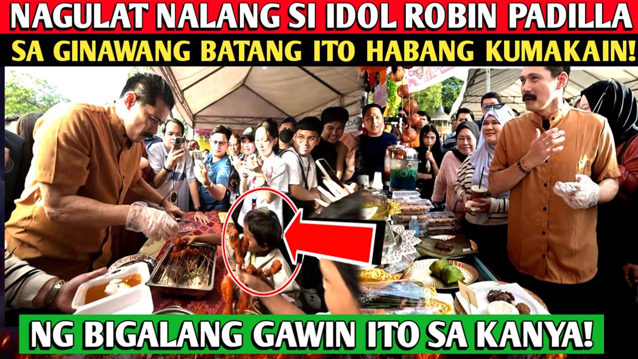 Nagulat nalang si idol Robin Padilla ng gawin ito sa kanya ng bata ...