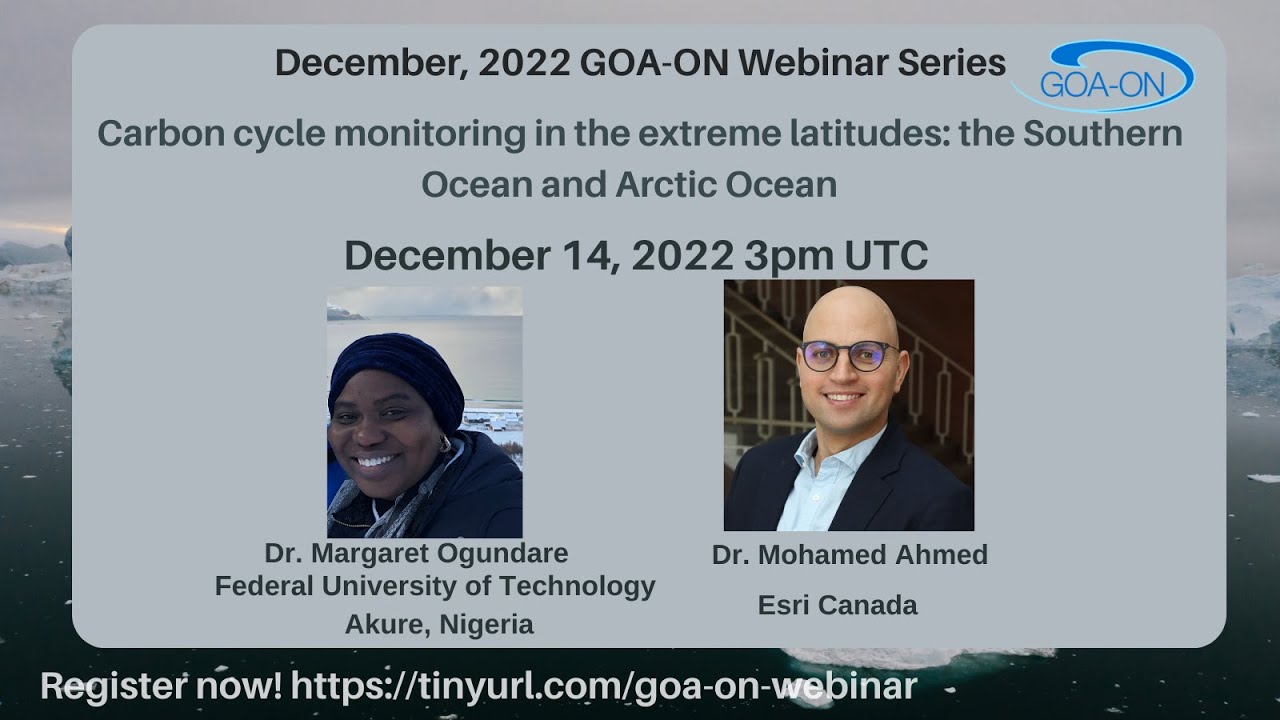 GOA-ON Webinar: Carbon cycle monitoring in the extreme latitudes,the ...