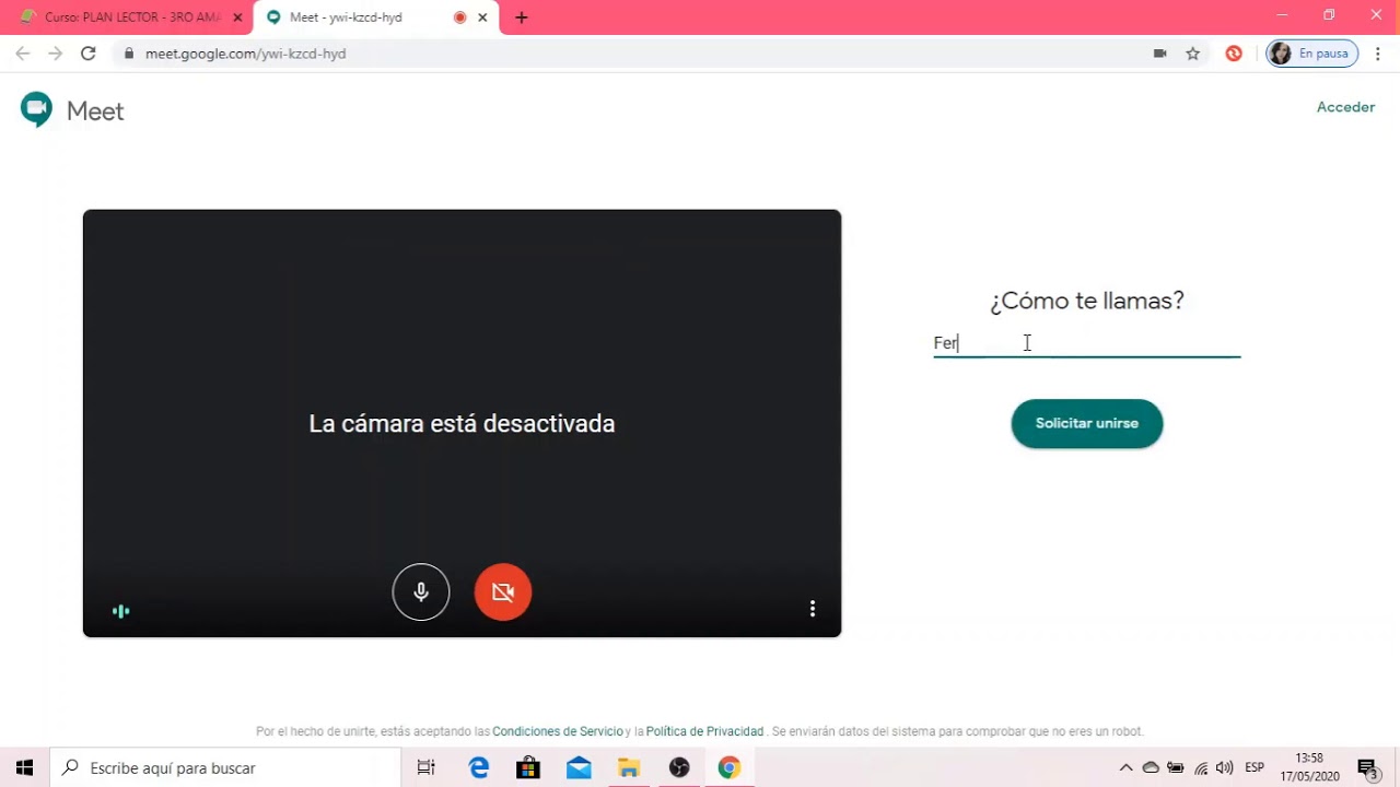 Cómo ingresar a meet desde la plataforma virtual del colegio - YouTube