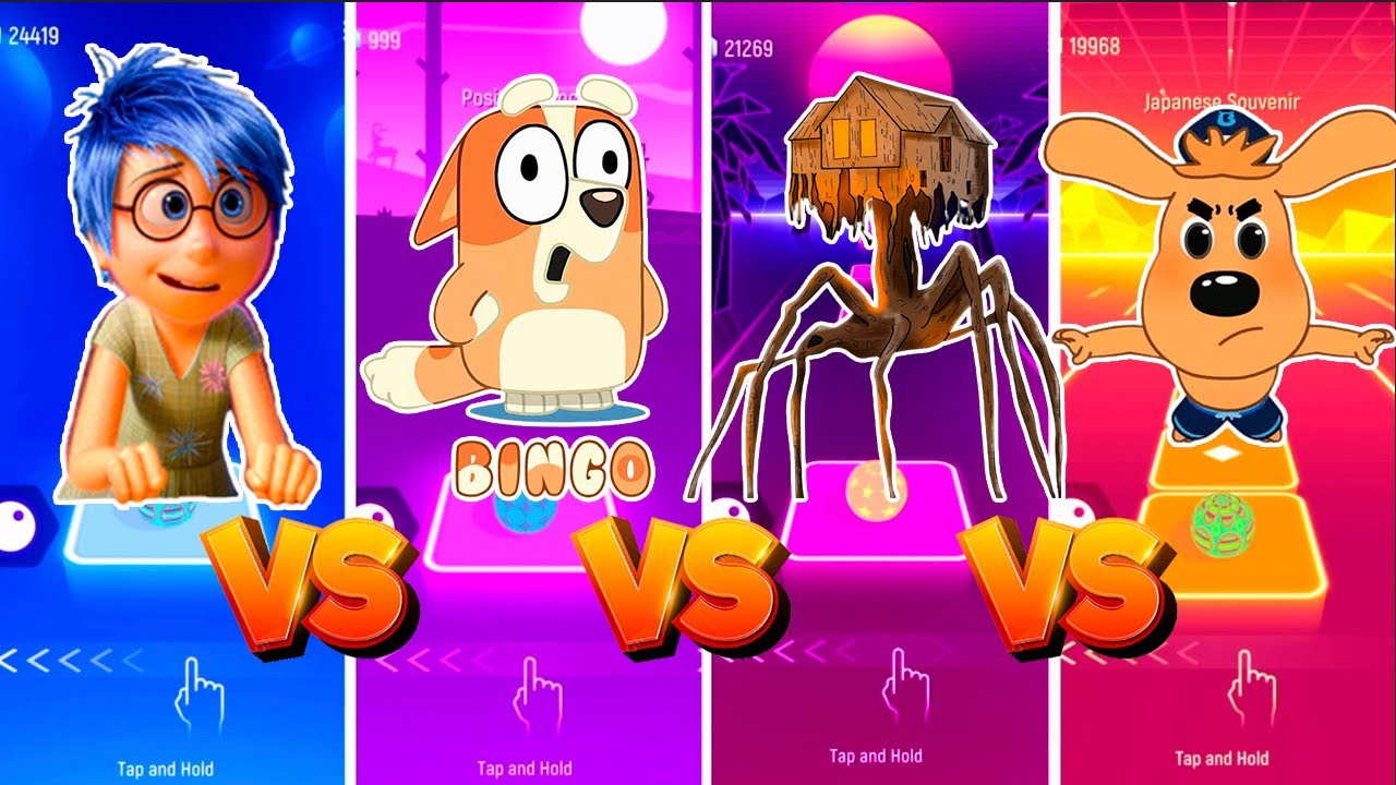 Inside Out 2 🆚 Bluey Bingo 🆚 Spider House Head 🆚 Sheriff Labrador 🎶 Who ...