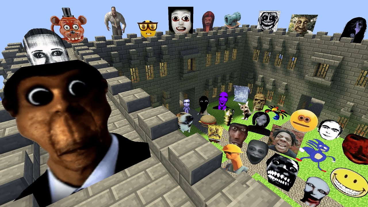 Nico's Nextbots in Map Island Minecraft - YouTube