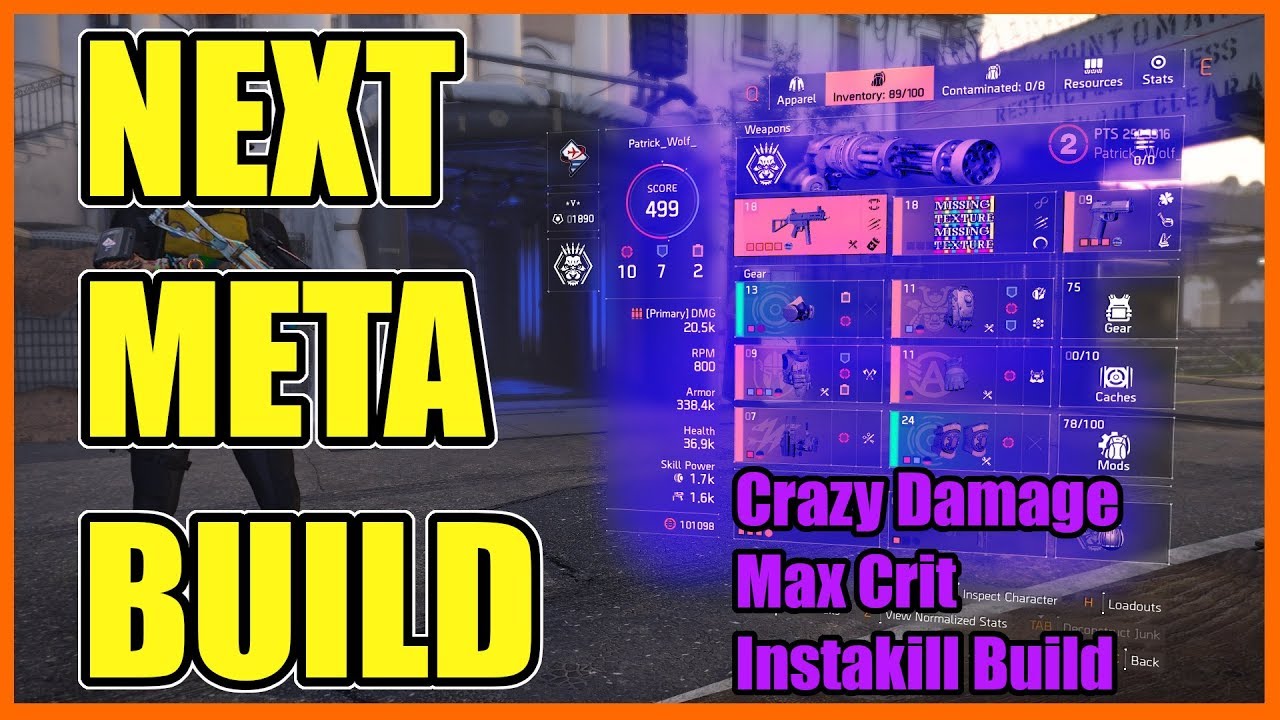 The Division 2 | The Next Meta Build | +100% Damage | 20k a Bullet Max ...