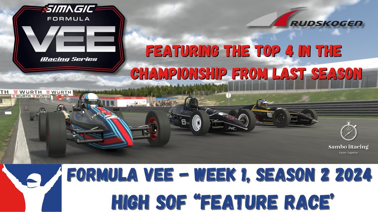 iRacing Formula Vee - Rudskogen - High SoF - First Race Of The Week ...