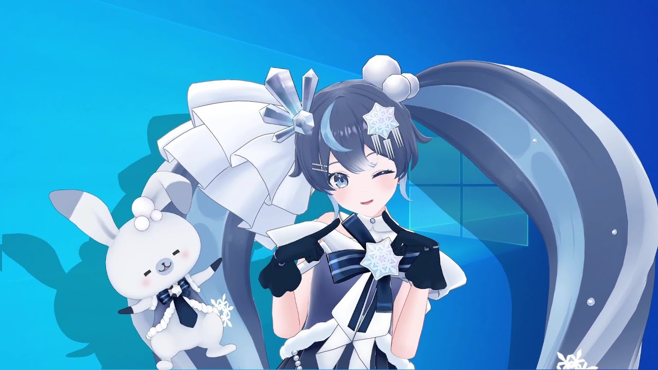 Snow Miku in my Computer? - New Desktop Pet DLC - All Animations - YouTube