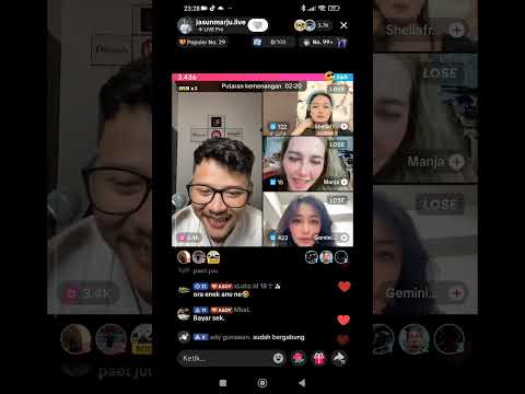 JASUN LIVE TERBARU BARENG TANTE MANJA,GEMINI DAN SHELLA,