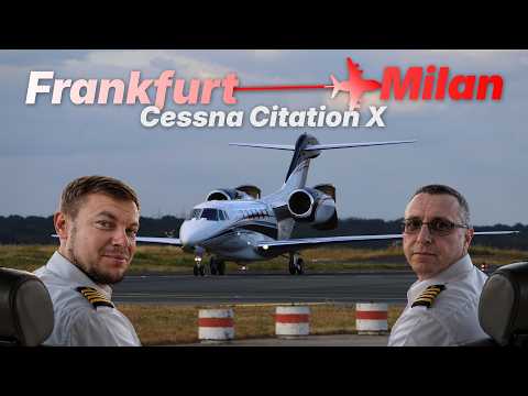 CESSNA CITATION X BIZ JET FLIGHT