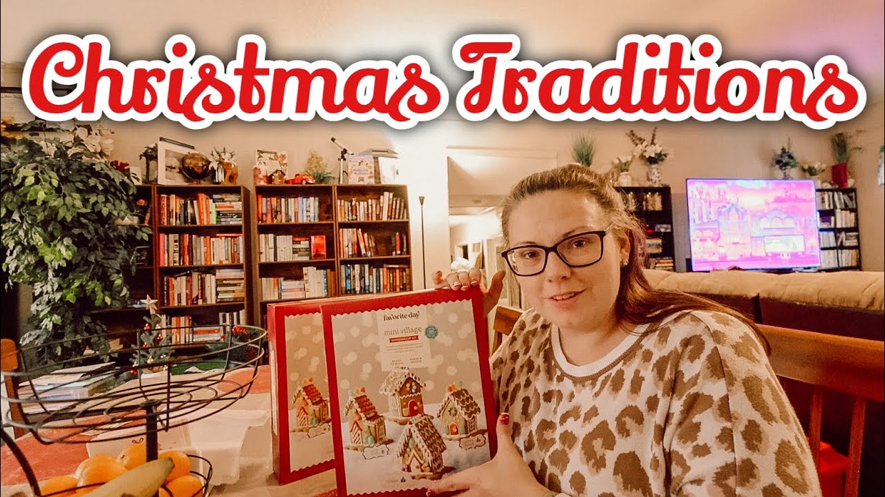 🎄Christmas Traditions | Gingerbread Houses, Lights & Middle School ...