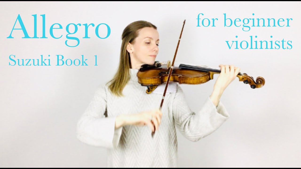 Allegro - Suzuki Book 1 - performance tempo! - YouTube