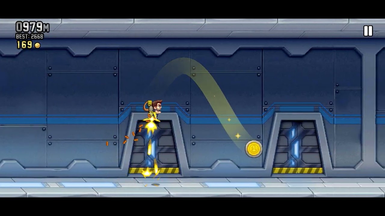 jetpack joyride gameplay. #jetpack_joyride - YouTube