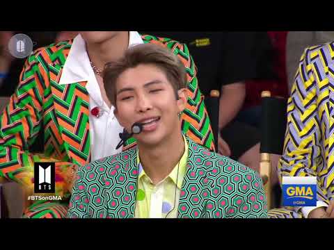 [TR] BTS, one of the hottest music groups in the world, speaks out on 'GMA'