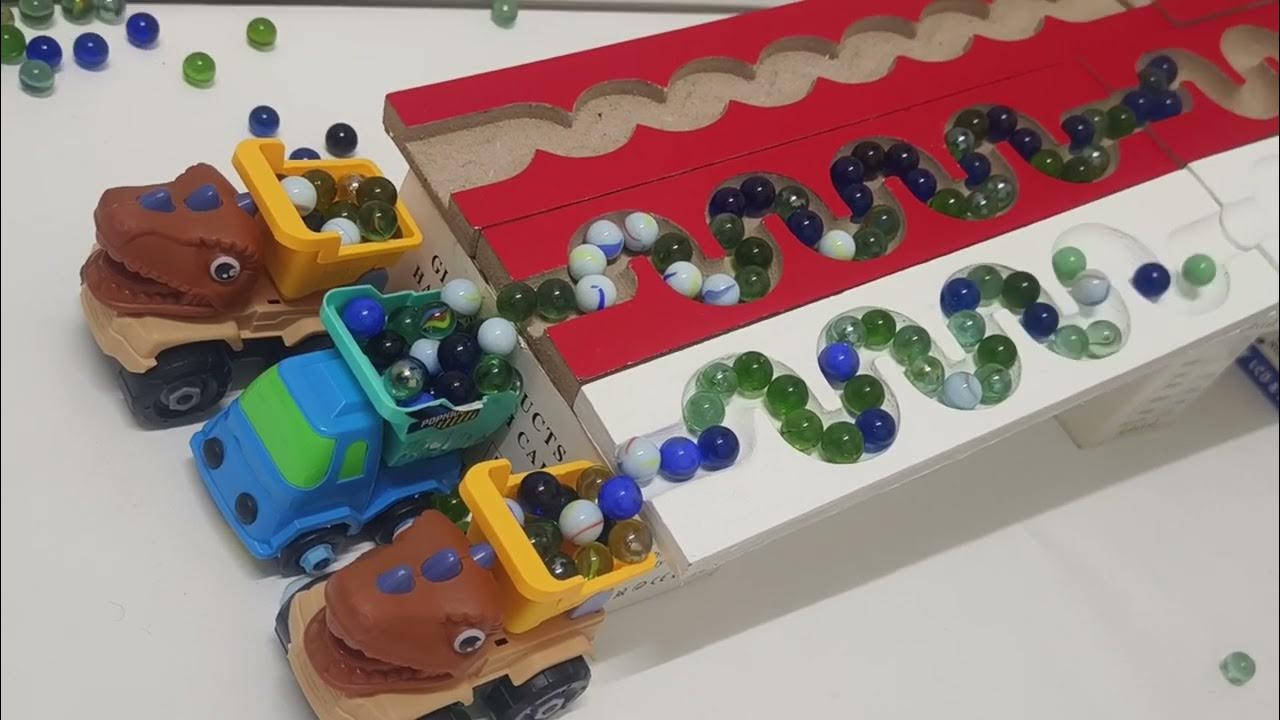Best Marble Maze Building Blocks Simple Marble Race Video | Marble Run ...
