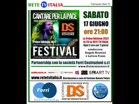 CLAUDIO SETTEMBRINO SU RETE TV ITALIA CANTARE PER LA PACE CAPPELLE SUL ...
