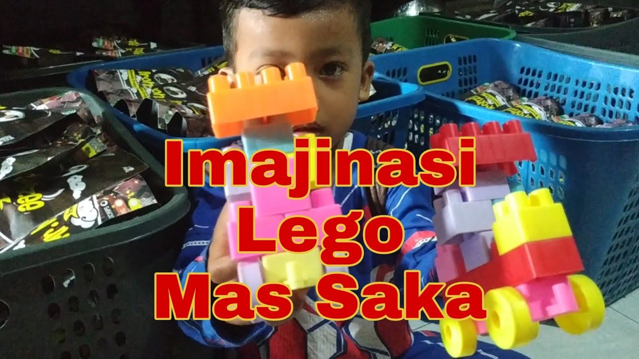 Imajinasi Lego Mas Saka - YouTube