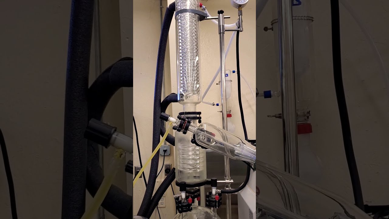 Full vacuum rotovap - YouTube