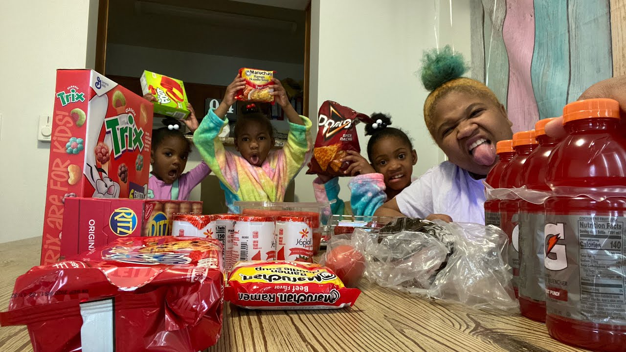 Try all RED foods - YouTube