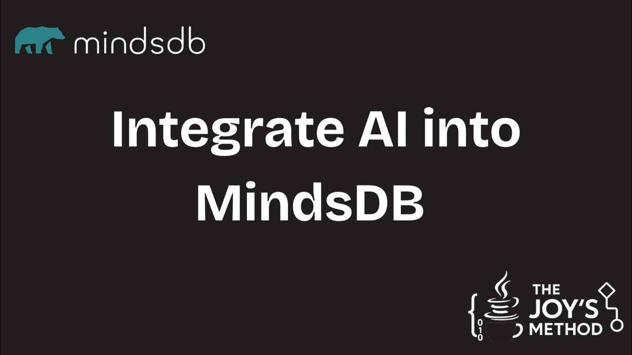 How to Integrate AI into MindsDB Using Groq - YouTube