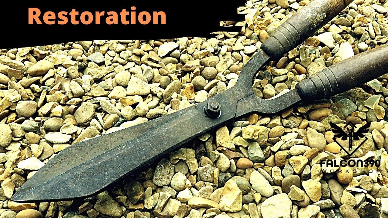 Vintage hedge trimmer restoration. - YouTube