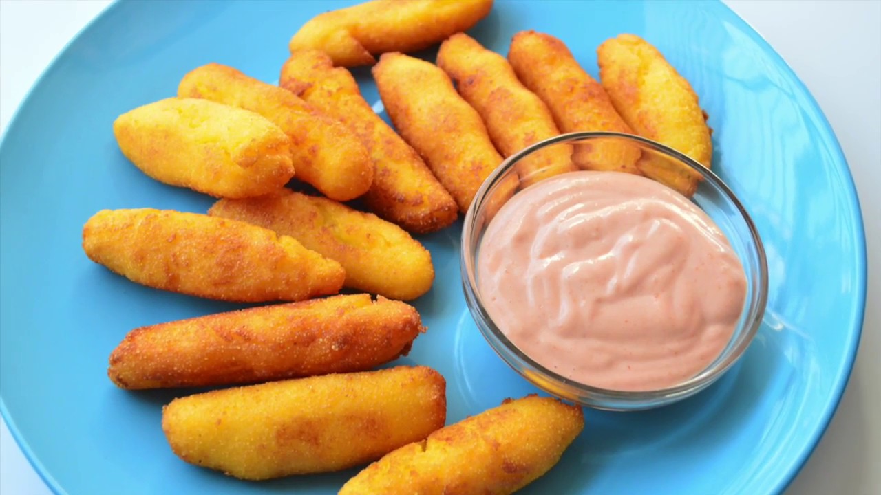 SORULLITOS/CORN MEAL FRITTERS - YouTube