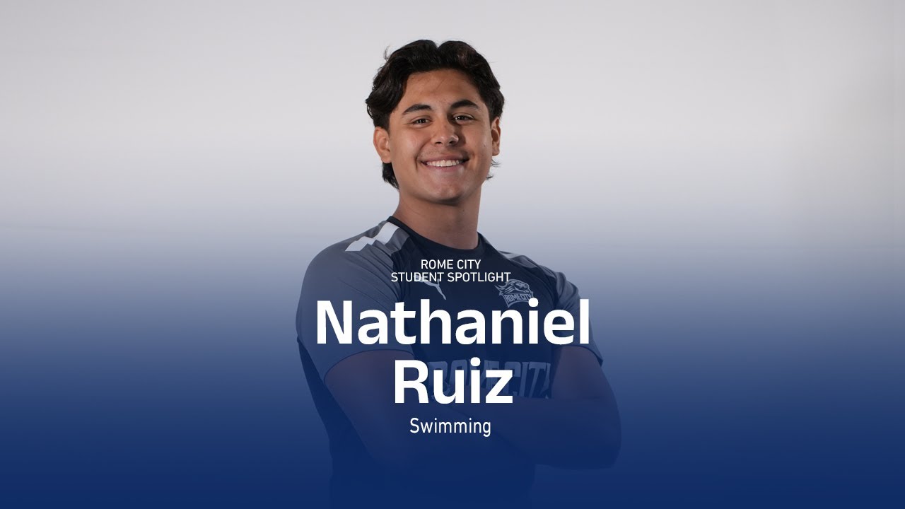 Meet Nathaniel Ruiz, our talented swimming student-athlete at the Rome ...