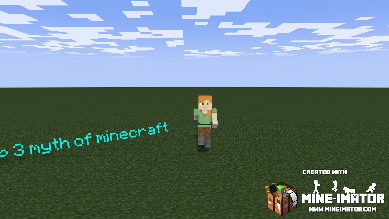 top 3 myth of minecraft - YouTube