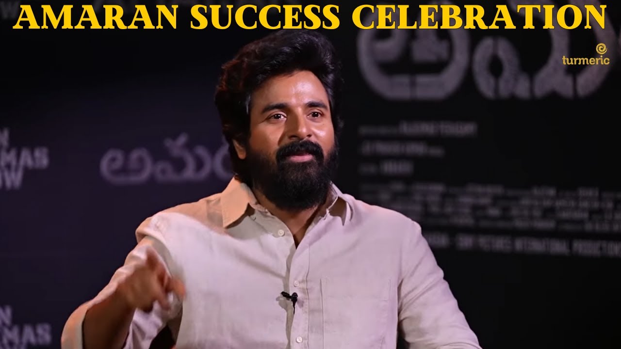 Most iconic and toughest scene in Amaran | Amaran Success Celebration ...