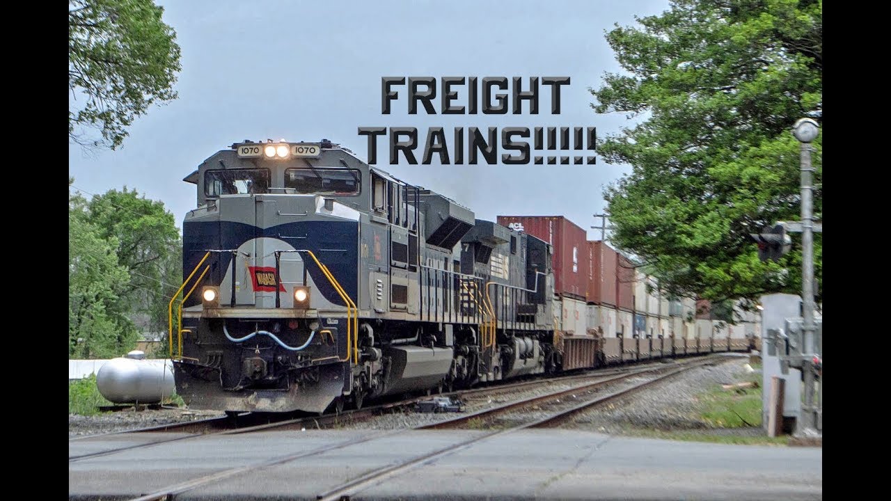 Freight Train Extravaganza: 75+ Trains in 1 hour!!! - YouTube