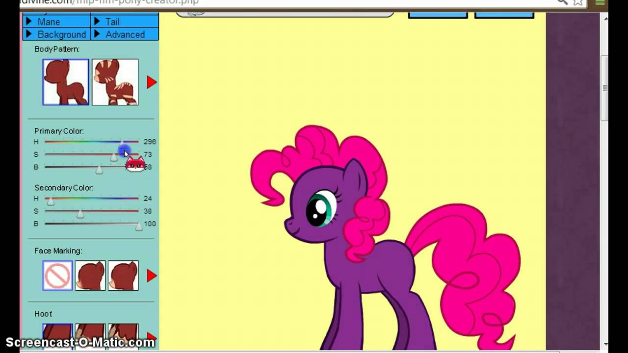 how to make pinkie pie on dolldivine - YouTube