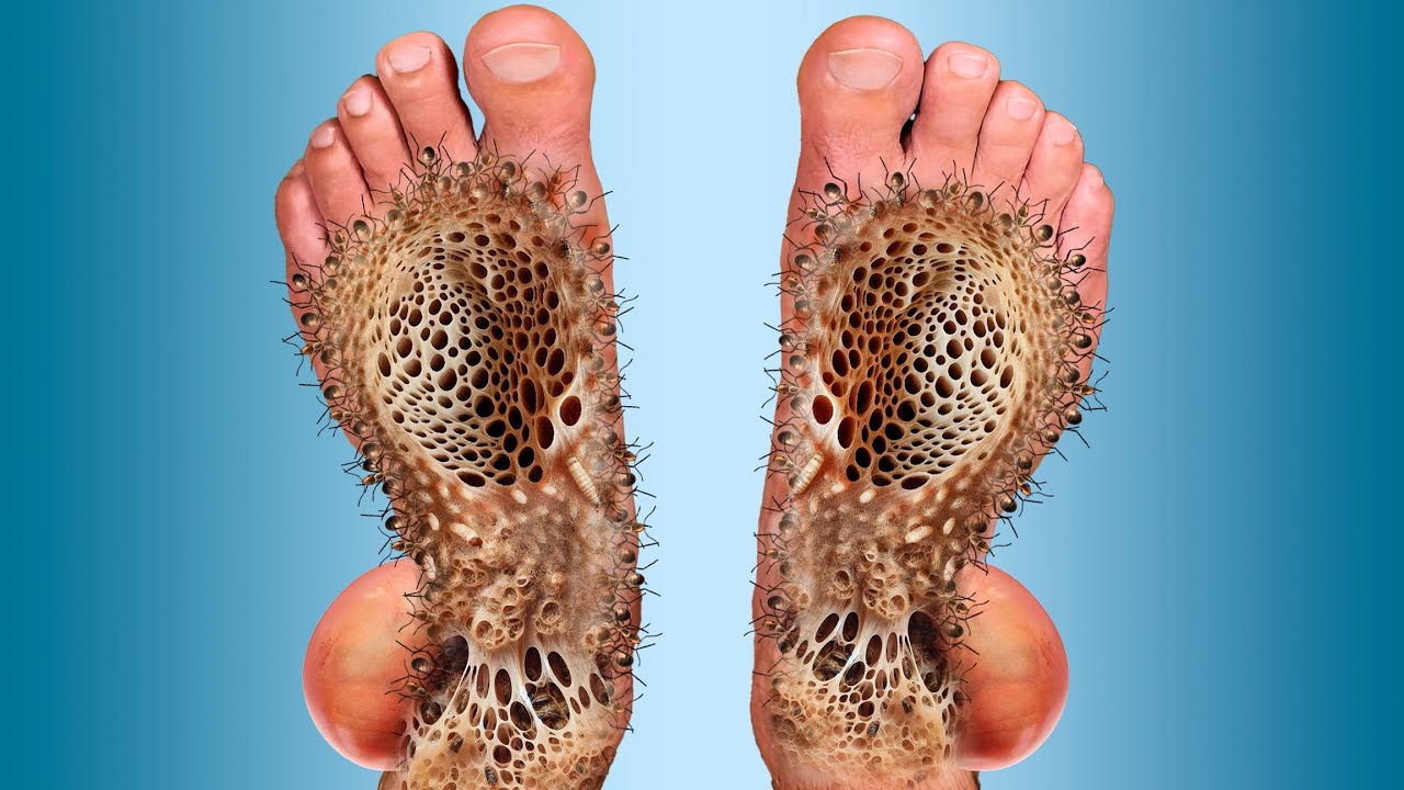 ASMR Animation treatment | Remove maggots & insects from infected feet ...
