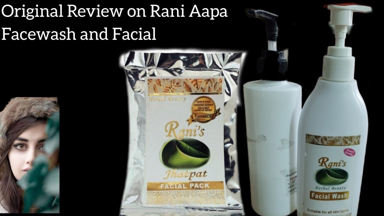 Rani Aapa Products Review || Jhat Pat Facial Results || Rani Aapa ...