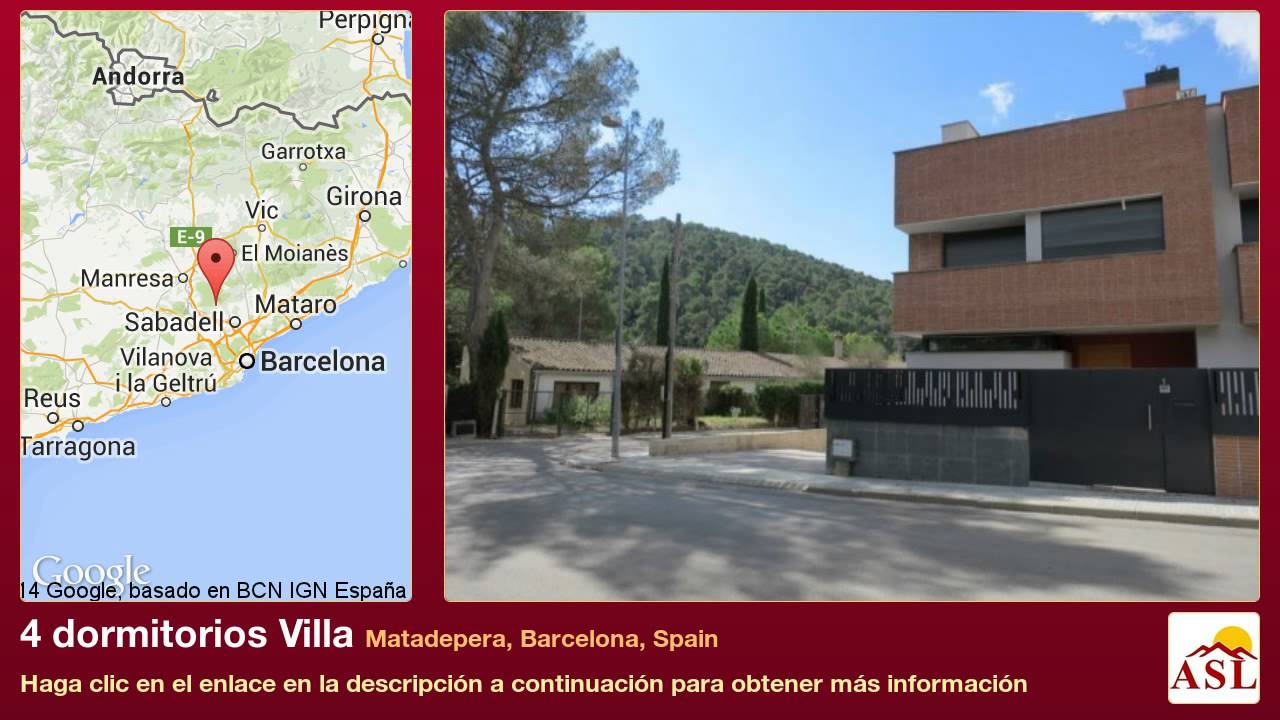 4 dormitorios Villa se Vende en Matadepera, Barcelona, Spain - YouTube
