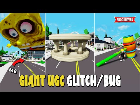 NEW!! 5 GIANT UGC GLITCH/BUG Di Brookhaven ID/CODES - Roblox