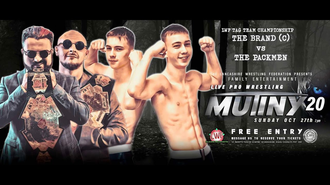 Tag Titles match The Brand (C) vs The Packmen vs The Lancadores Mutiny ...