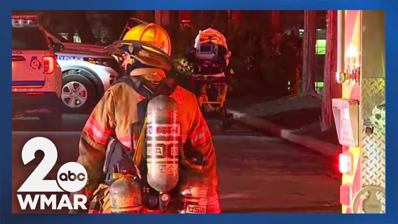 Nine hospitalized after 3-alarm apartment fire in Towson Monday night ...