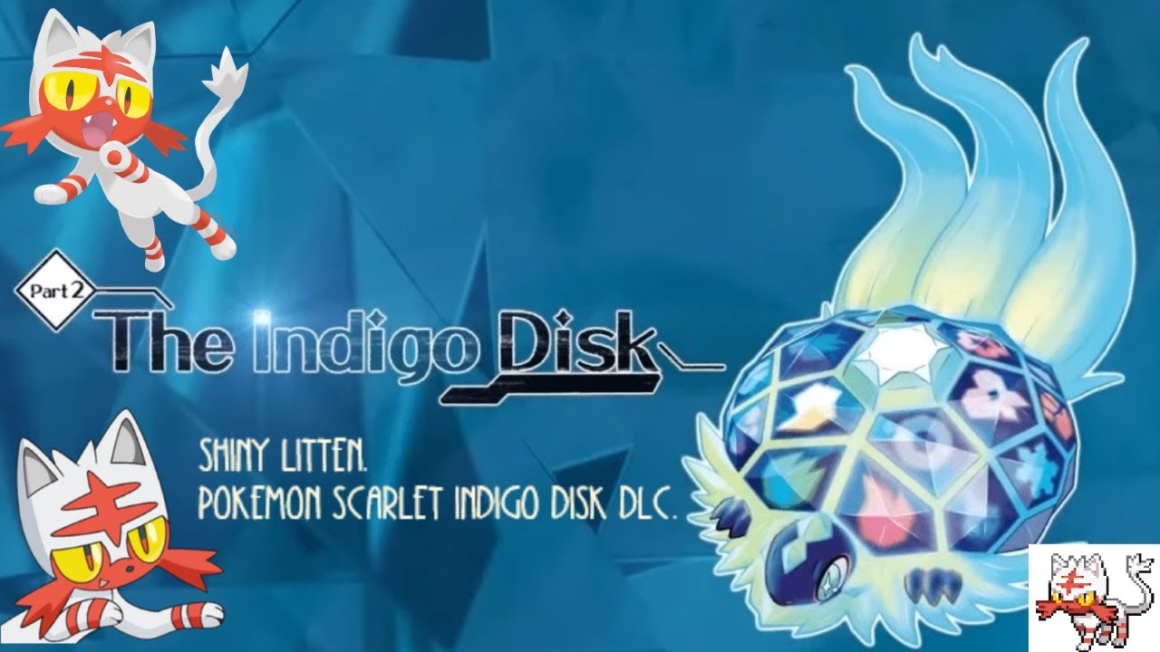 Shiny Litten Pokemon Scarlet Indigo Disk DLC. - YouTube